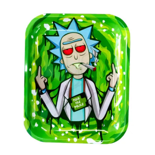 Arsenal - Rick The Police Metal Rolling Tray - Large – Prohibition