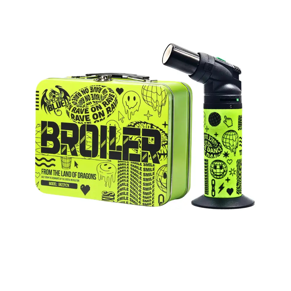 Special Blue Broiler Pro Torch with Tin Carrying Case – Prohibition